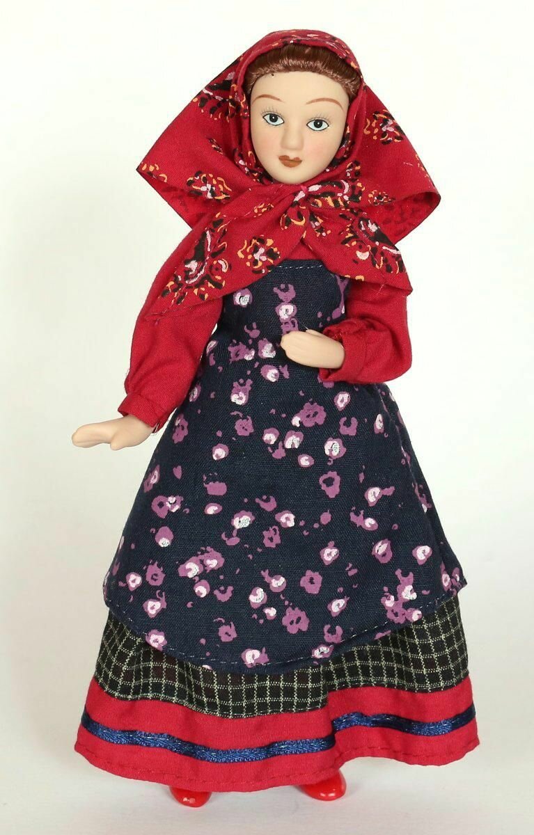 Кукла коллекционная в женском костюме Пензенской губернии