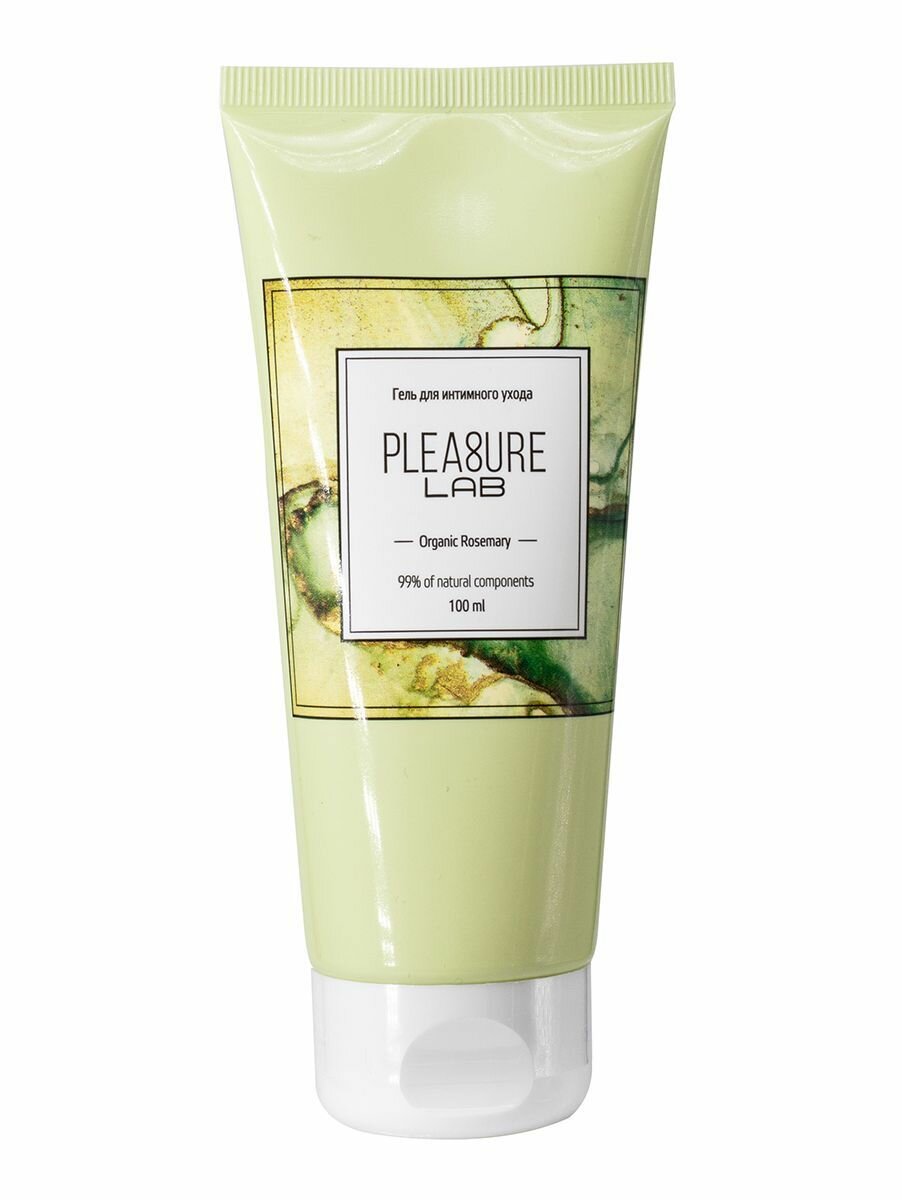 Лубрицирующий гель для интимного ухода Organic Rosemary с ароматом розмарина - 100 мл, Pleasure Lab
