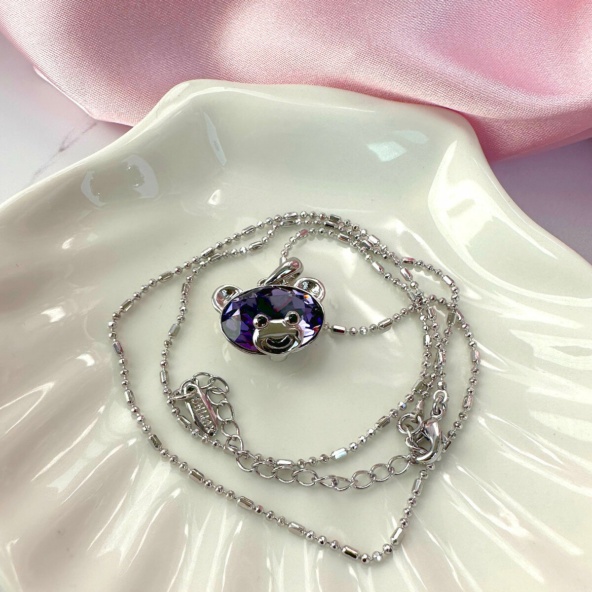 Колье, кристаллы Swarovski