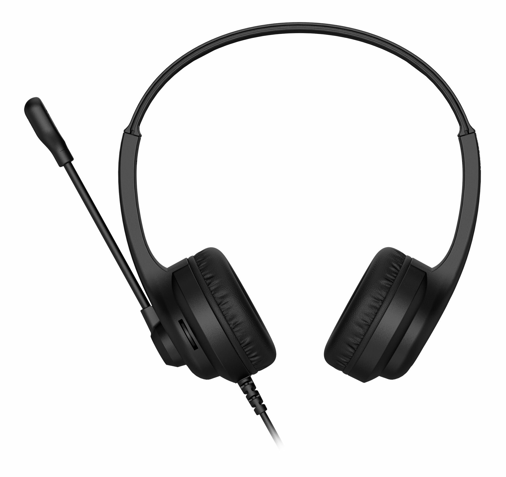 Наушники A4Tech HU-8, импеданс 32Ом, 1 микрофон, всенаправленный, звуковое оформление, чёрные