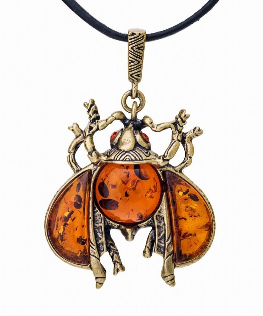 Подвеска, янтарь