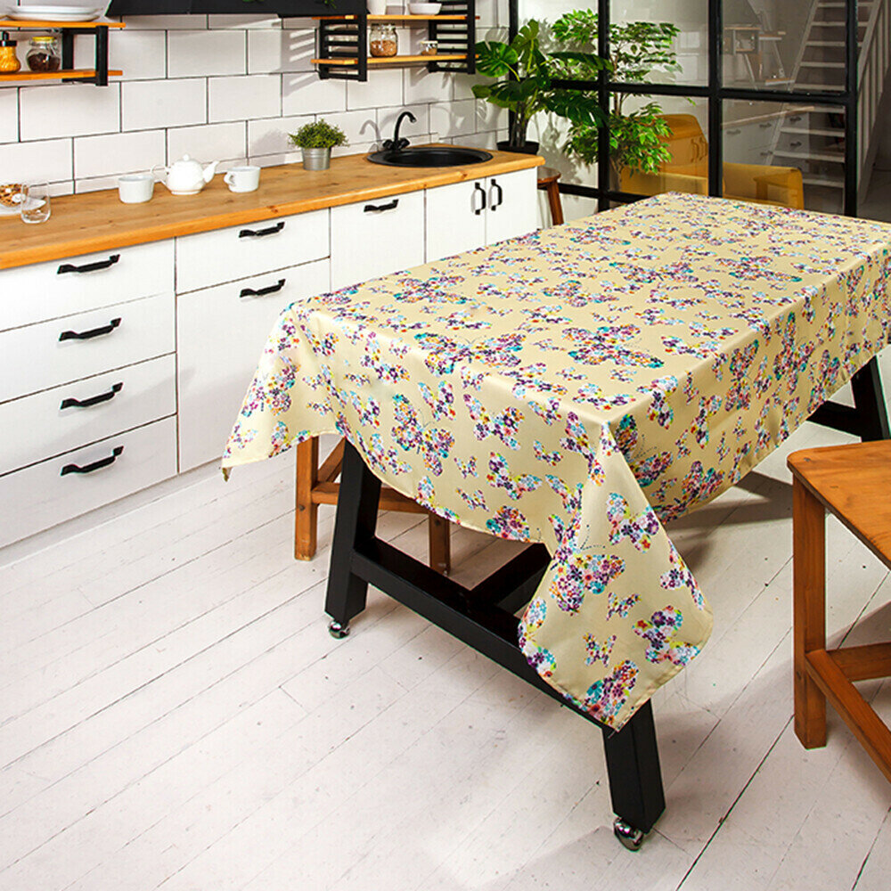 Скатерть из Италии на прямоугольный стол, Servalli / Скатерть из полиэстера / Прямоугольная скатерть на стол