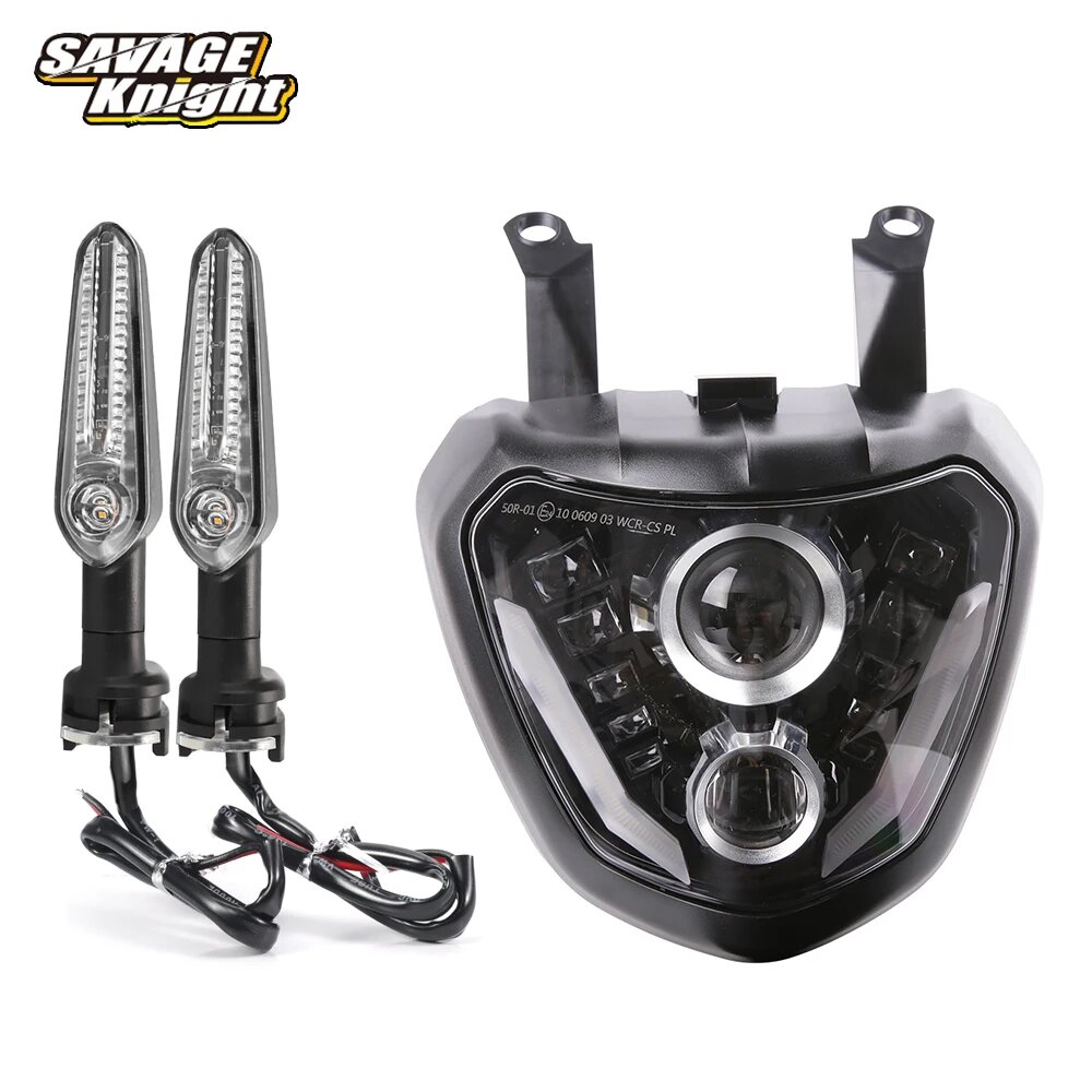 Для светодиодных фар YAMAHA MT07 2014-2017 FZ07 FZ MT 07 дальний и ближний свет IP67 E24 92 Вт Высокая яркость
