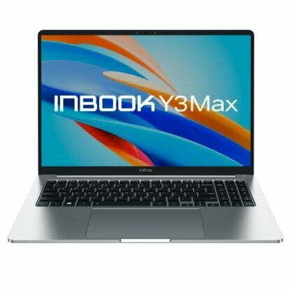 16" Ноутбук INFINIX INBOOK Y3 Max YL613 (71008301584) серебристый - 1920x1200, IPS, Intel Core i3-1215U, ядра: 6 x 1,2 ГГц, 16 ГБ, SSD 512 ГБ, Intel UHD Graphics, Windows 11 Home