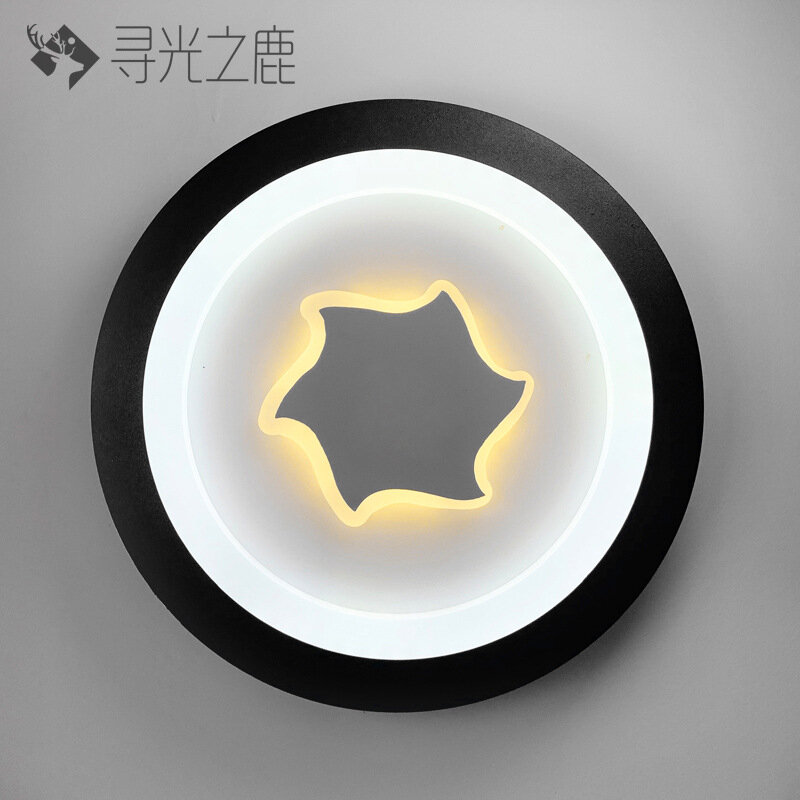 Светодиодный светильник для коридора, прихожей, балкона, потолочный светильник для входного холла, простой светильник для гардеробной с датчиком движения.