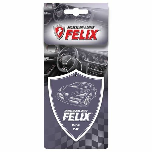 Ароматизатор подвесной (картонная основа) Салон нового авто (FELIX) Felix 411040032
