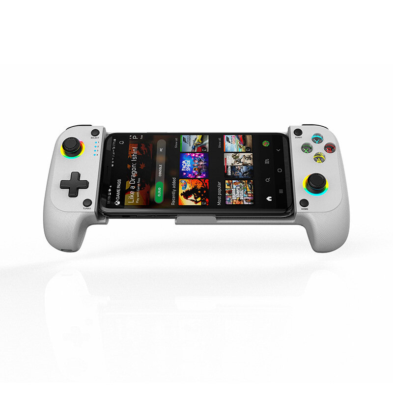 Беспроводной игровой контроллер для Nintendo Switch, Android и iOS с двойной вибрацией и 6-осевым управлением — Белый