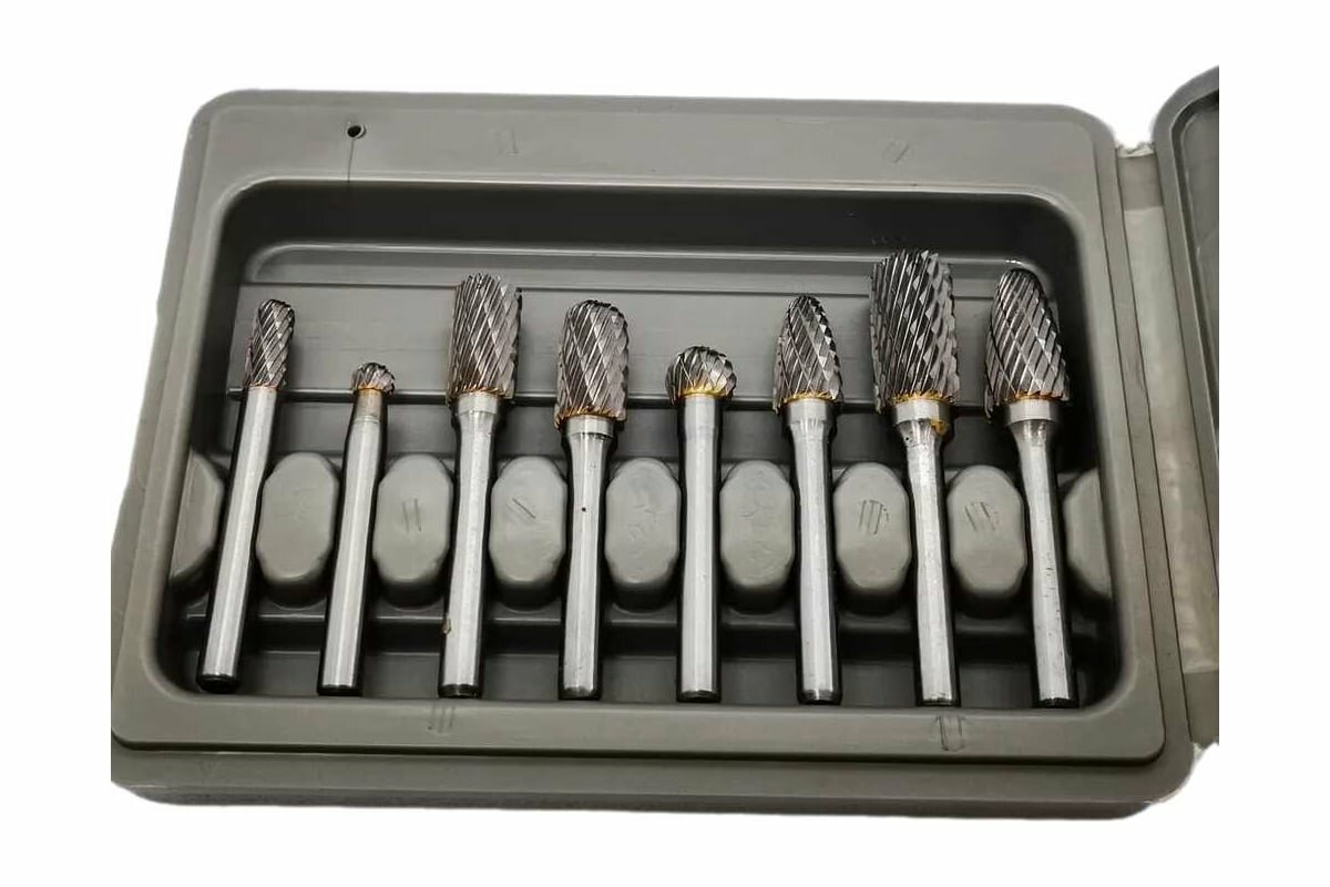 Genler Набор фрез из карбида вольфрама. 8 шт 25093