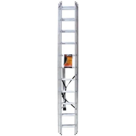 Лестница Вихрь алюминиевая трёхсекционная ЛА 3х11