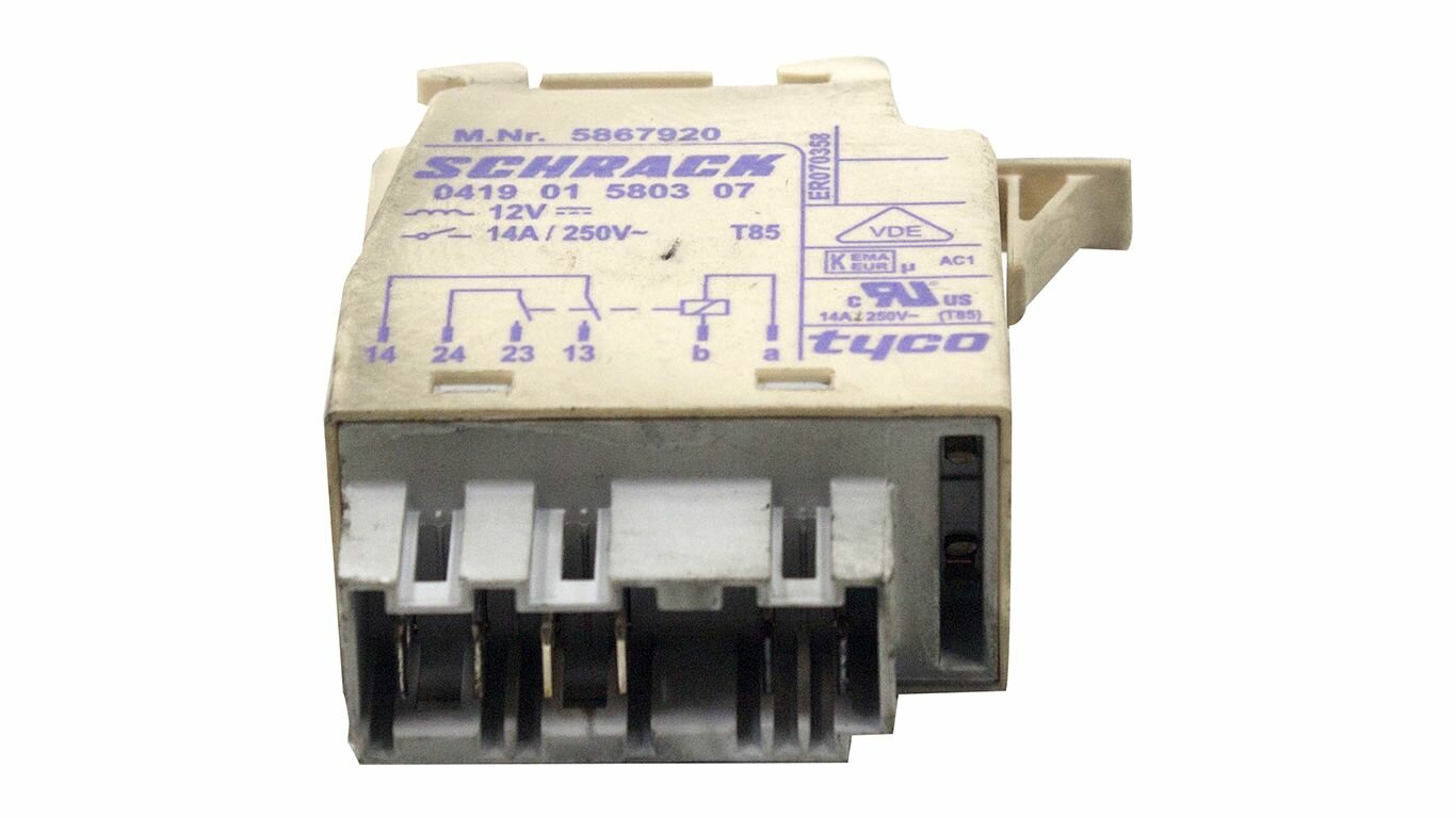 Реле нагревательного элемента Miele (SCHRACK ER070358, 0419 01 580307), W3228. Товар уцененный
