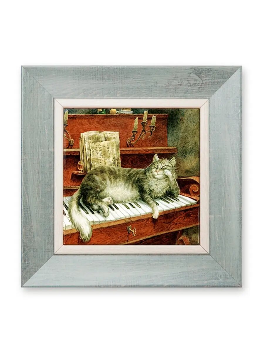 Картина в подарочной упаковке с Питерскими котами