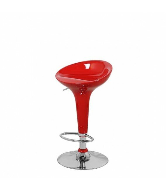 Барный стул бомба D-18 Красный