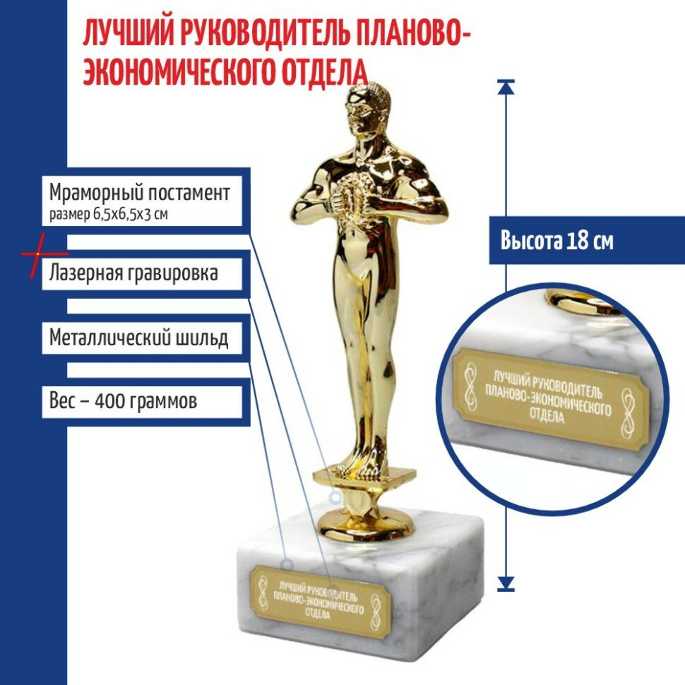 Награда "Лучший руководитель планово-экономического отдела"
