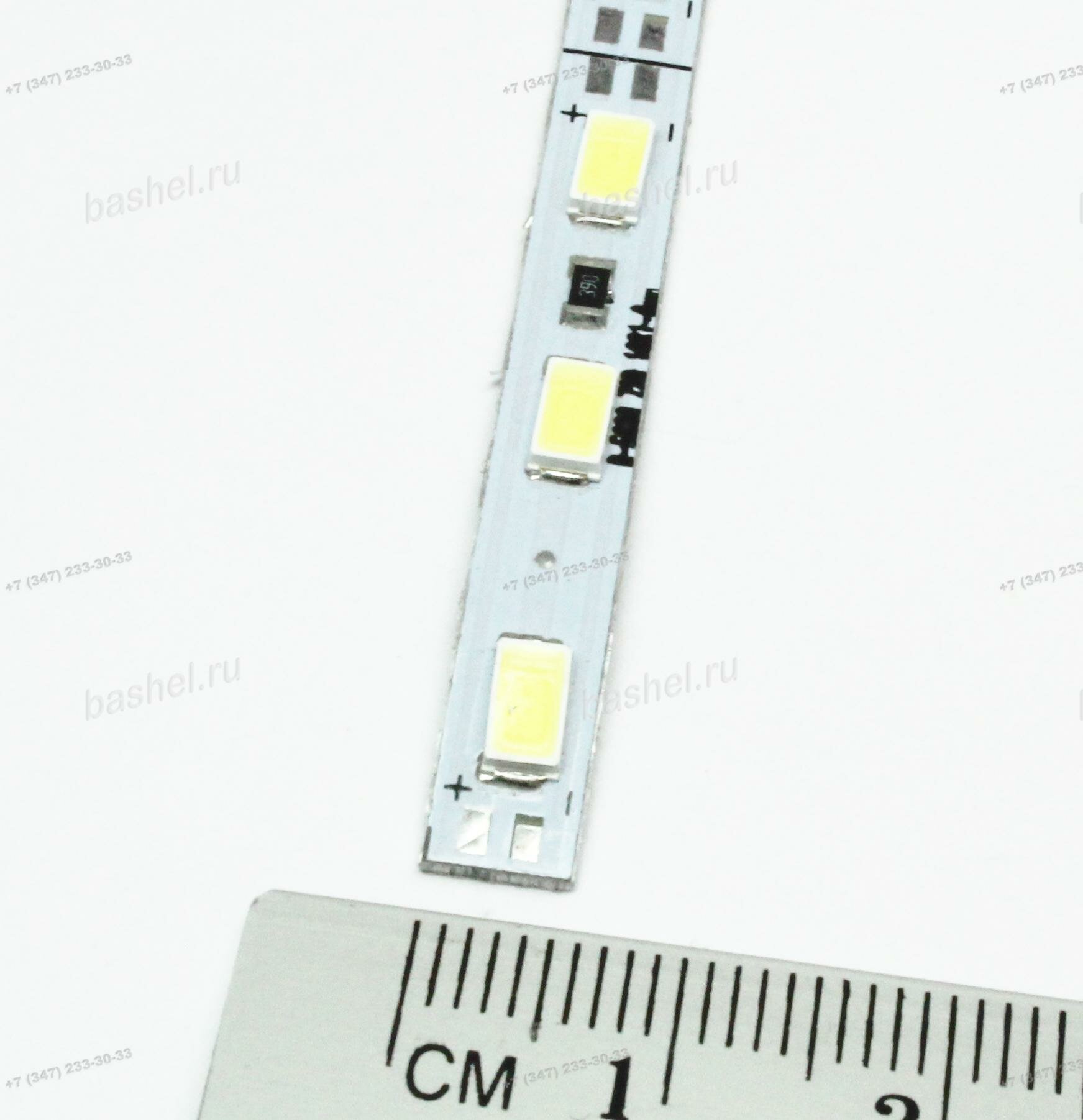 Line-12-5630-72SMD-P600-W 2000Lm 12V 20W 6000k White (990x6x2mm) [100], Линейка светодиодная