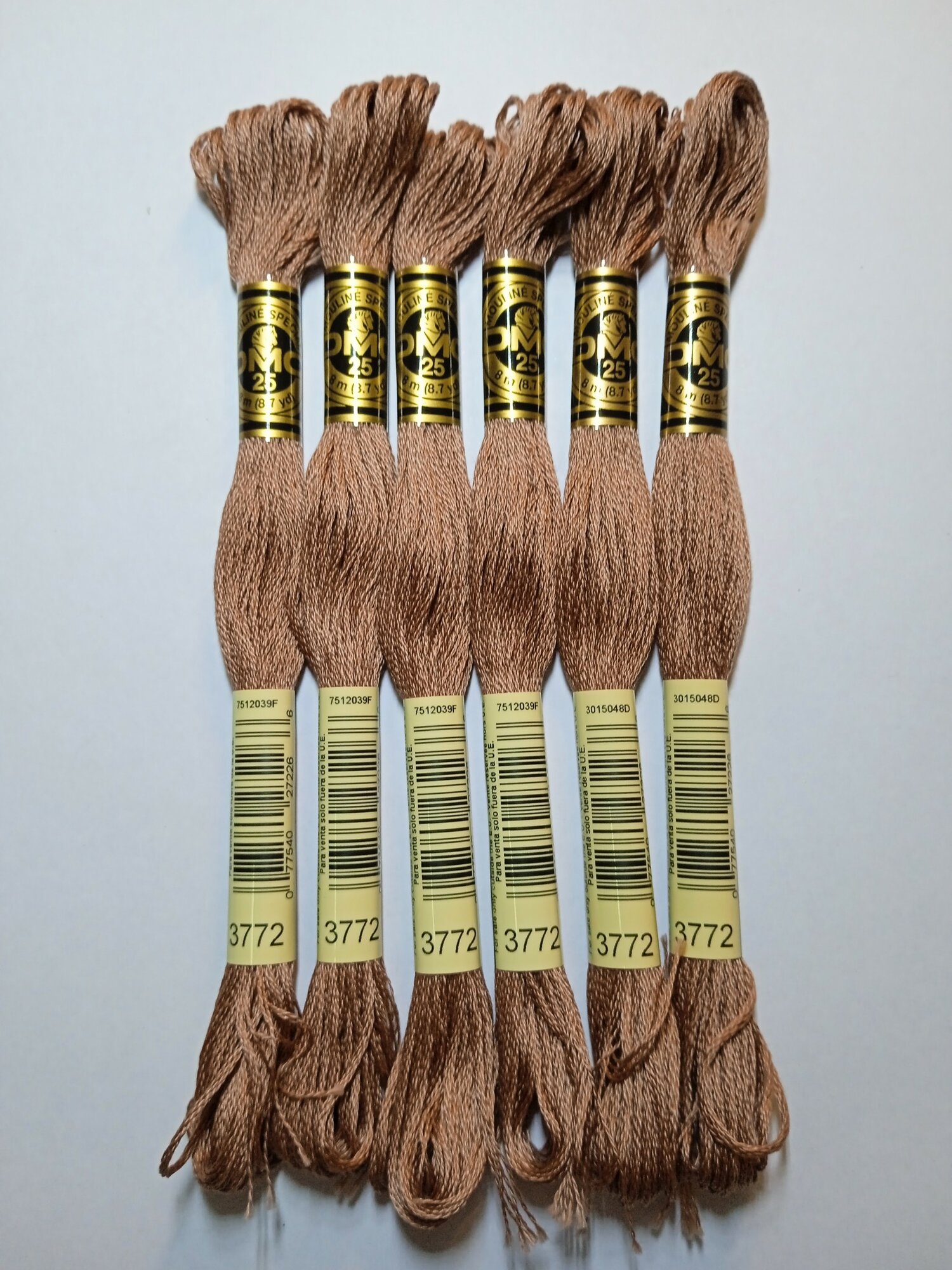Набор ниток мулине, 8 м, 6 шт DMC-3772_6
