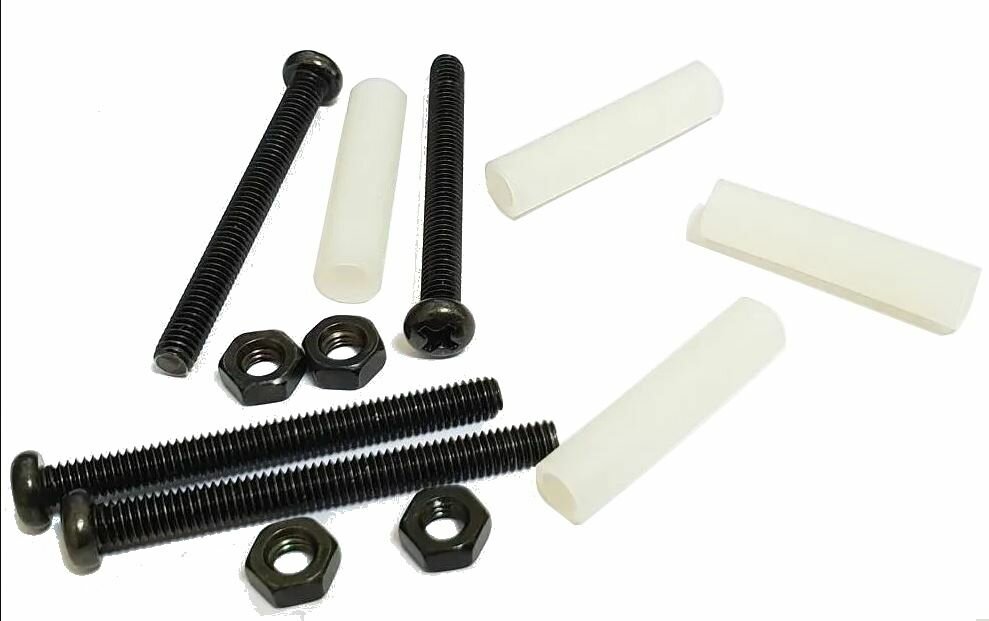 Крепёж Thermaltake вентилятора для корпуса ПК 4шт гайка трубка винт 40х4мм крепёжный набор кулера