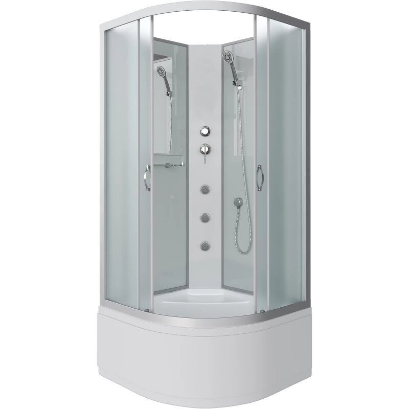 Душевая кабина Niagara Classic NG-2309-14BKG 100x100 см, с гидромассажем