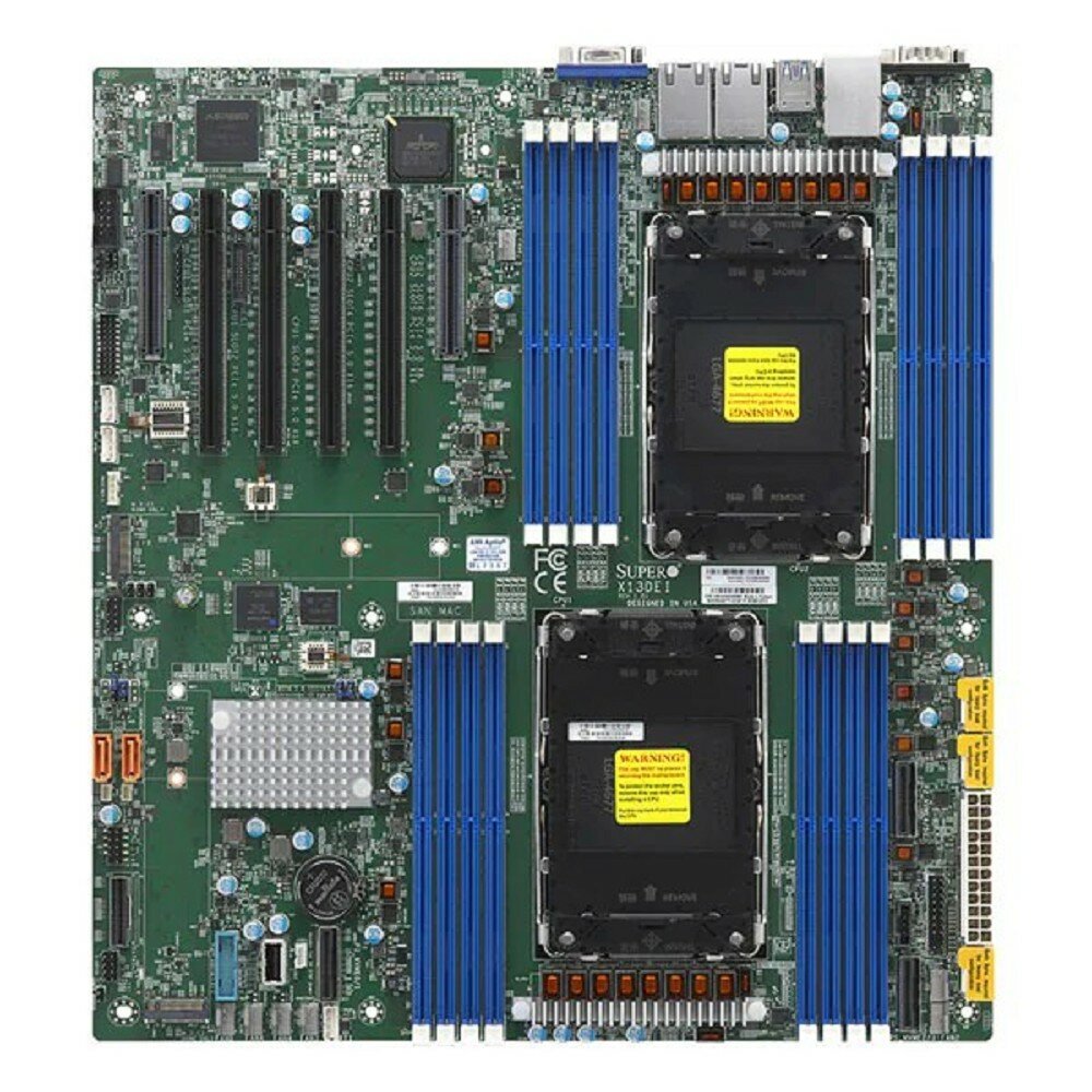 Supermicro Материнская плата MBD-X13DEI-B LGA 4677 16хDDR V 2хM.2