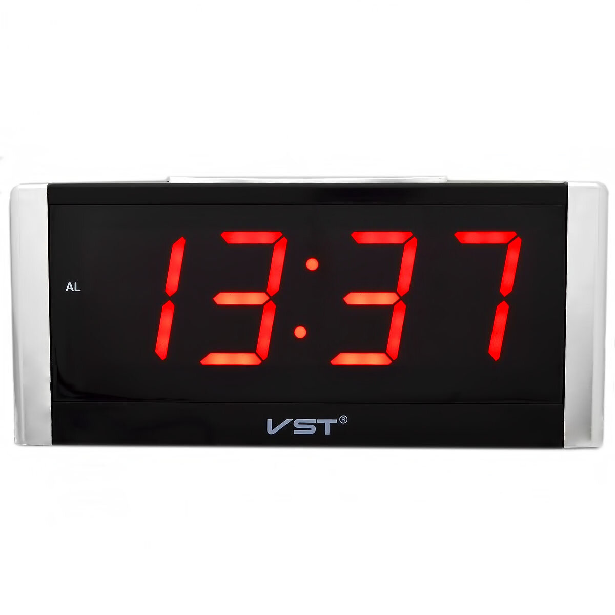 Сетевой будильник Vst731-1 часы 220В красн. цифры+USB кабель (без адаптера)
