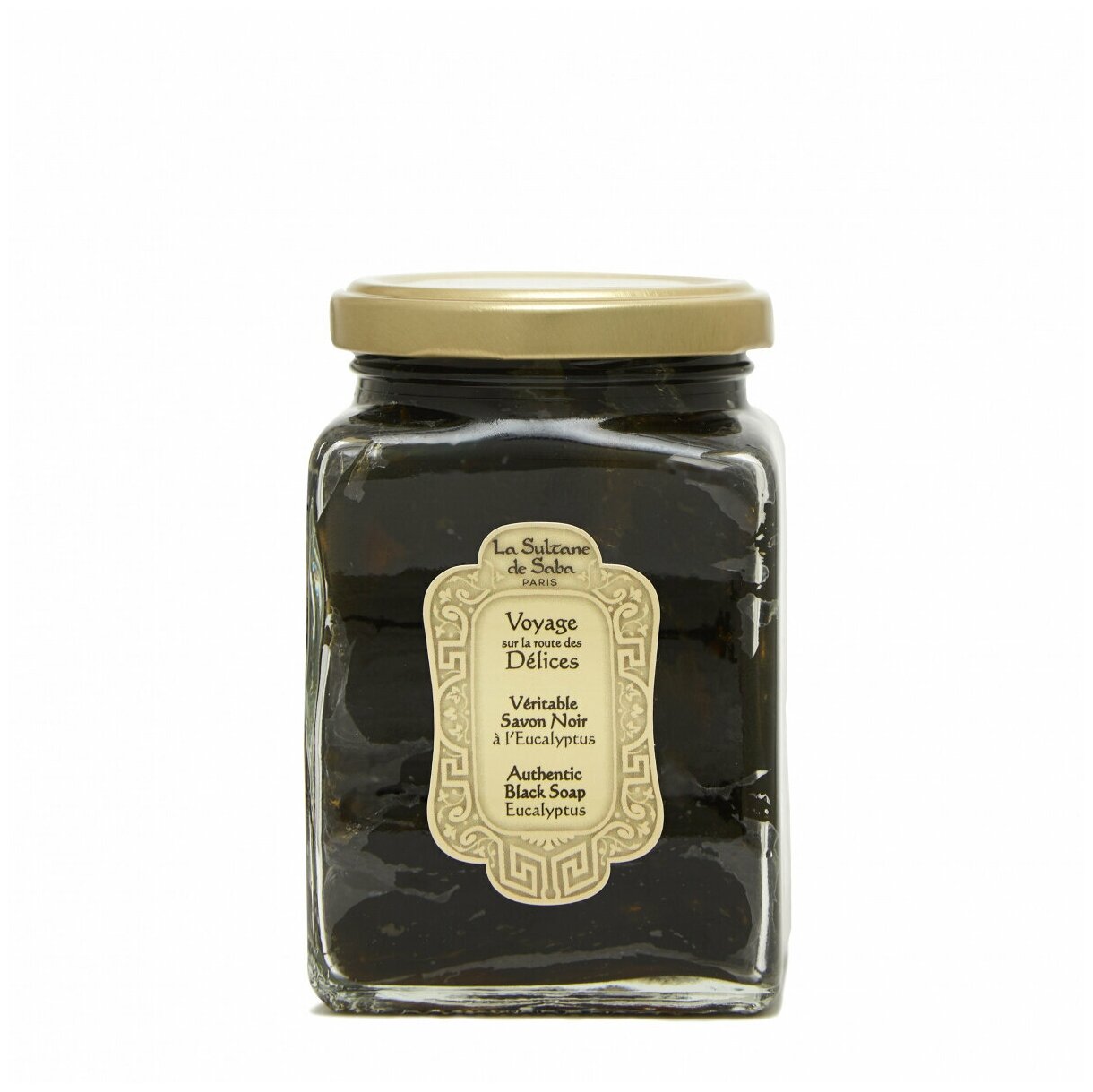 Мыло черное для лица и тела La Sultane de Saba Voyage Delices Eucalyptus Authentic Black Soap, 300 мл