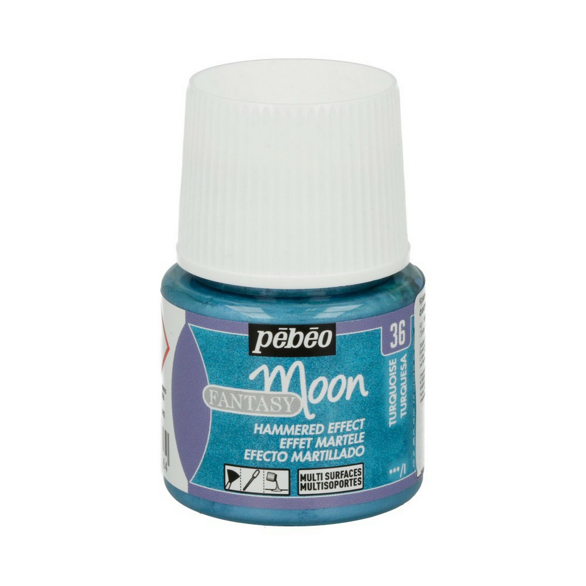 Краска по стеклу и керамике Fantasy Moon с фактурным эффектом 45 мл, цв. бирюзовый