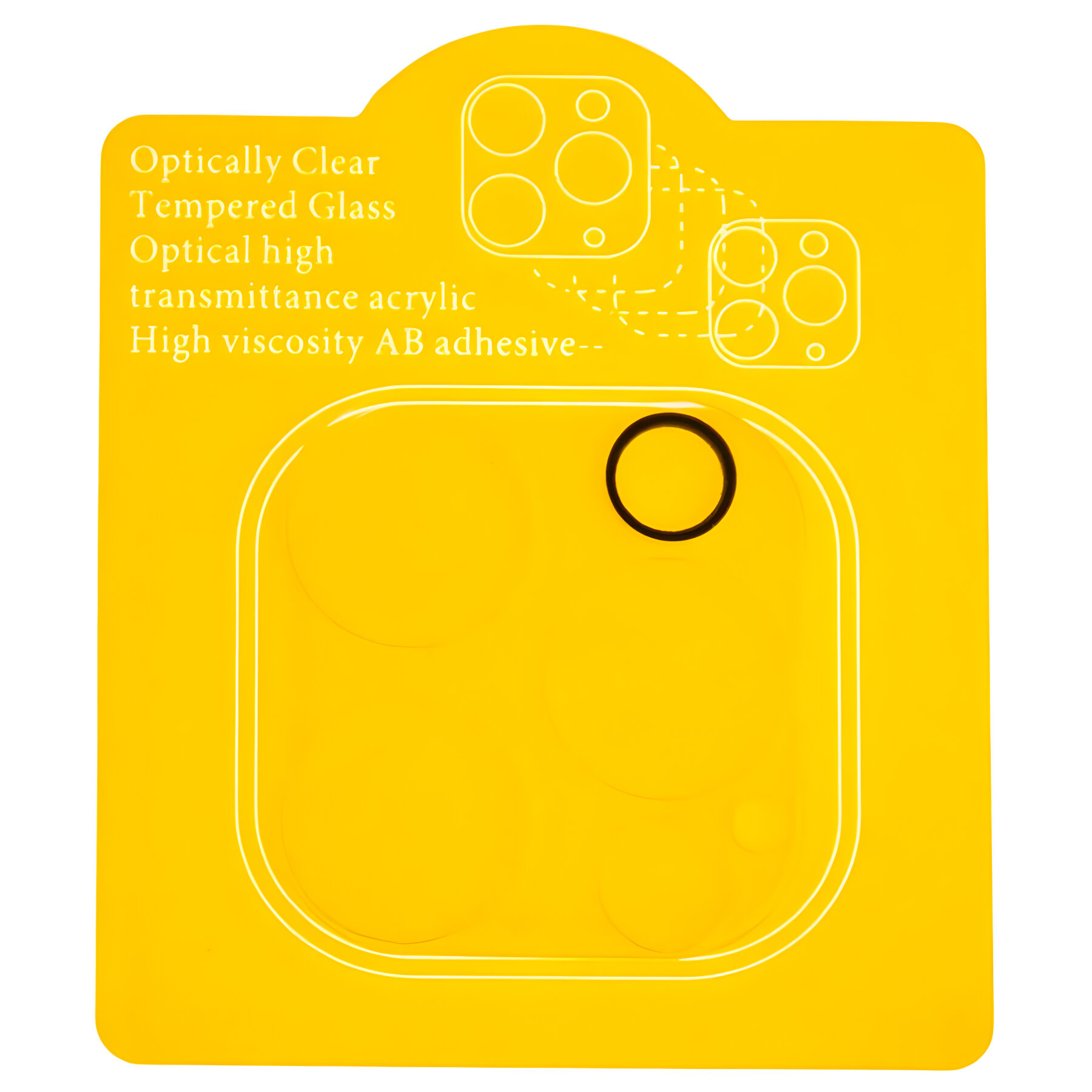 Защитное стекло противоударное на камеру для смартфона Apple iPhone 12 Pro