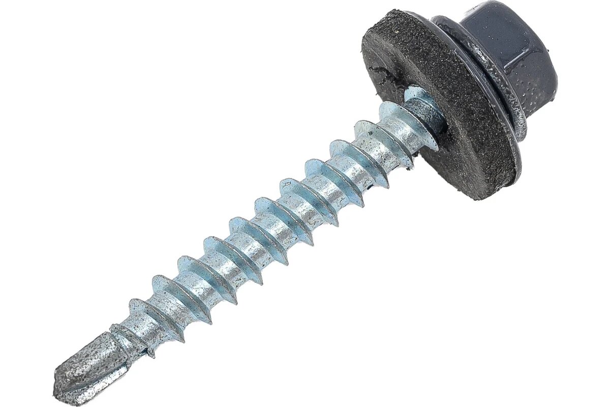 STEELREX Саморез для крепления кровли, RAL7024 4,8x35 кор. с ок. - 60 шт. 0140048035B4000060327024