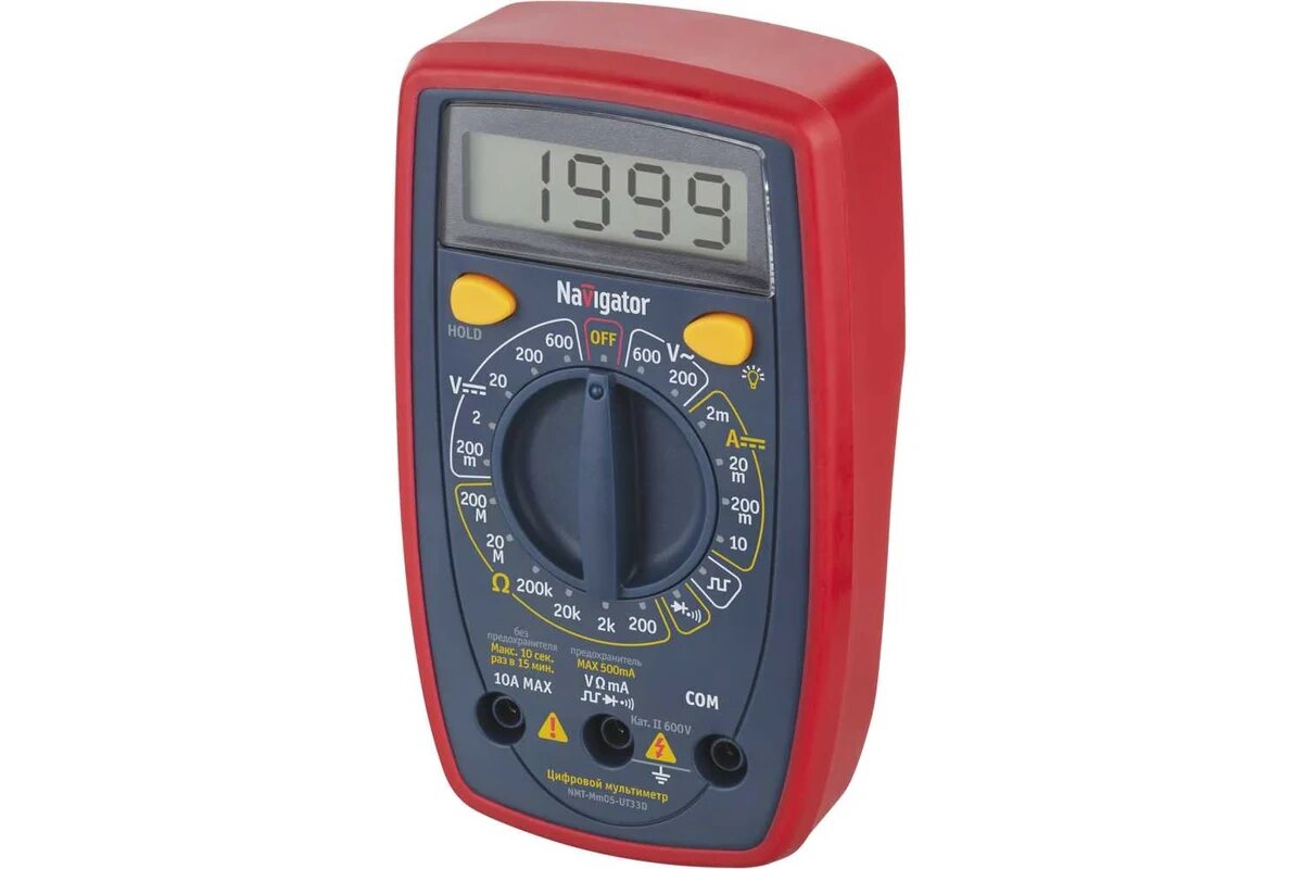 Navigator мультиметр 93 581 nmt-mm05-ut33d (ut33d+) 93581
