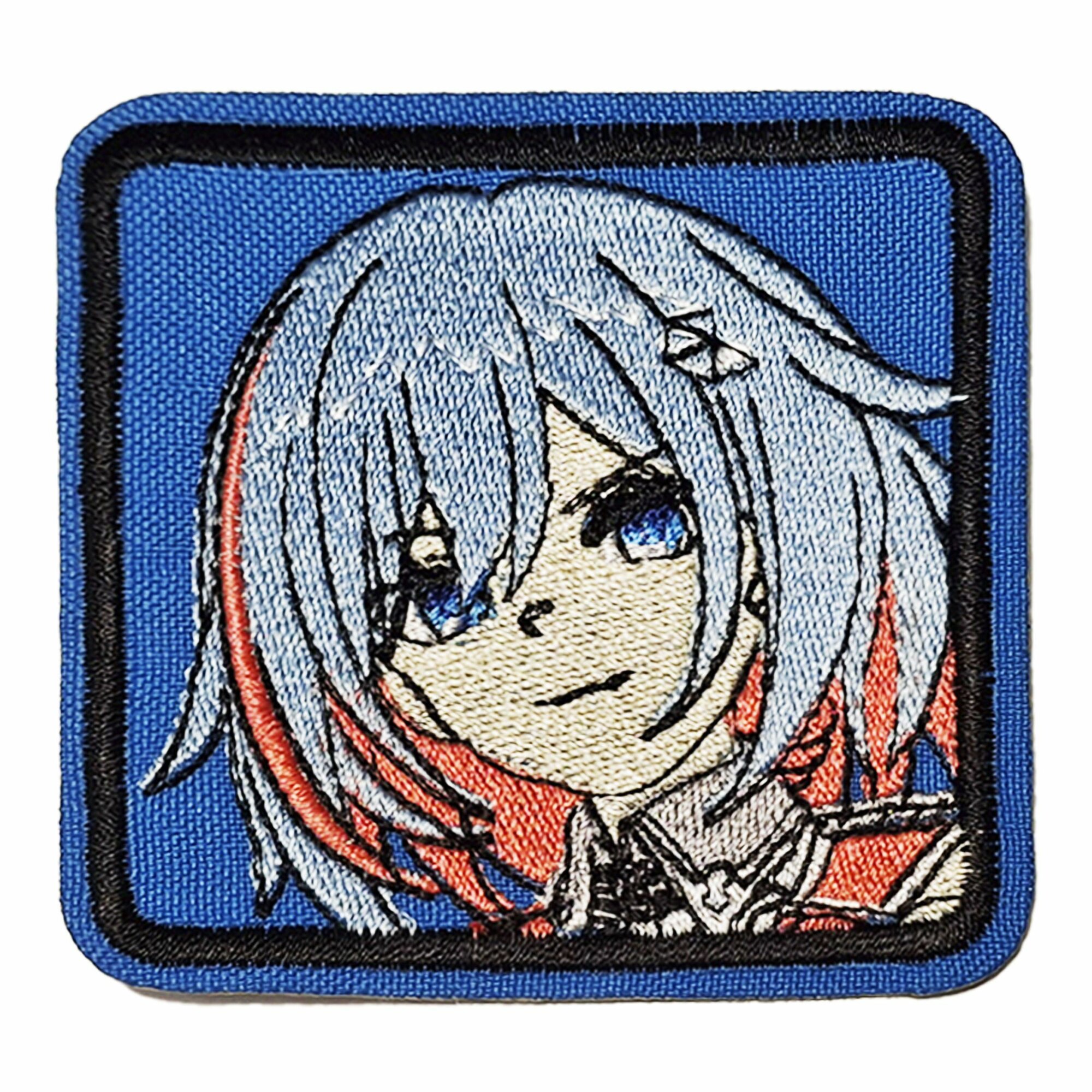 Нашивка, шеврон, патч (patch) Хонкай Топаз и Счетовод аниме, размер 7*7 см, 1 шт.