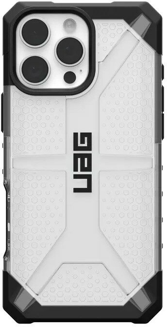 Чехол Uag Plasma для 16 Pro Max 6.9", цвет прозрачный (Ice) 114478114343