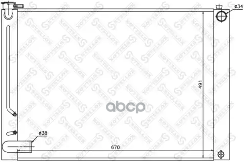 Радиатор системы охлаждения АКПП Stellox арт. 10-25363-SX