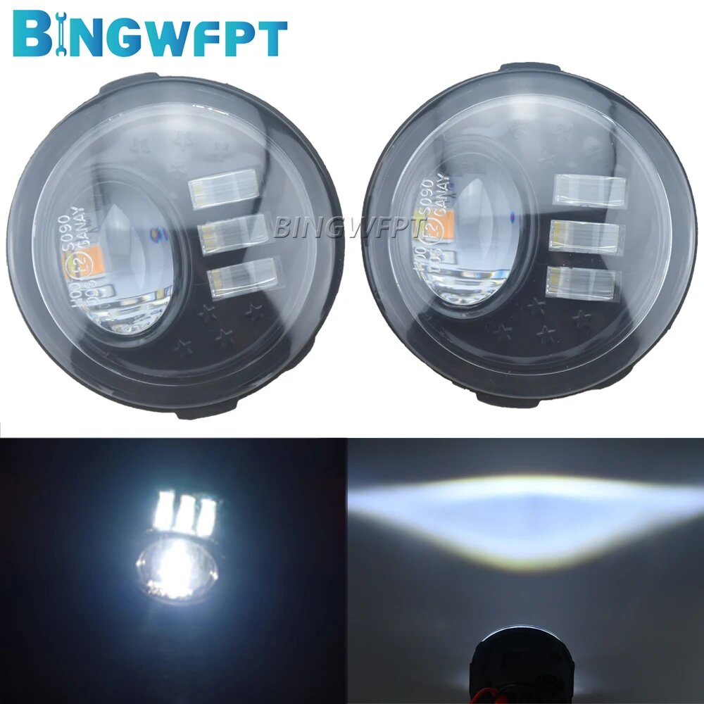 Автомобильные аксессуары, противотуманные фары для Nissan Серена Highway Star C26 2011- 2013 для Nissan Juke Hatchback 2010-2014 Double LED-White