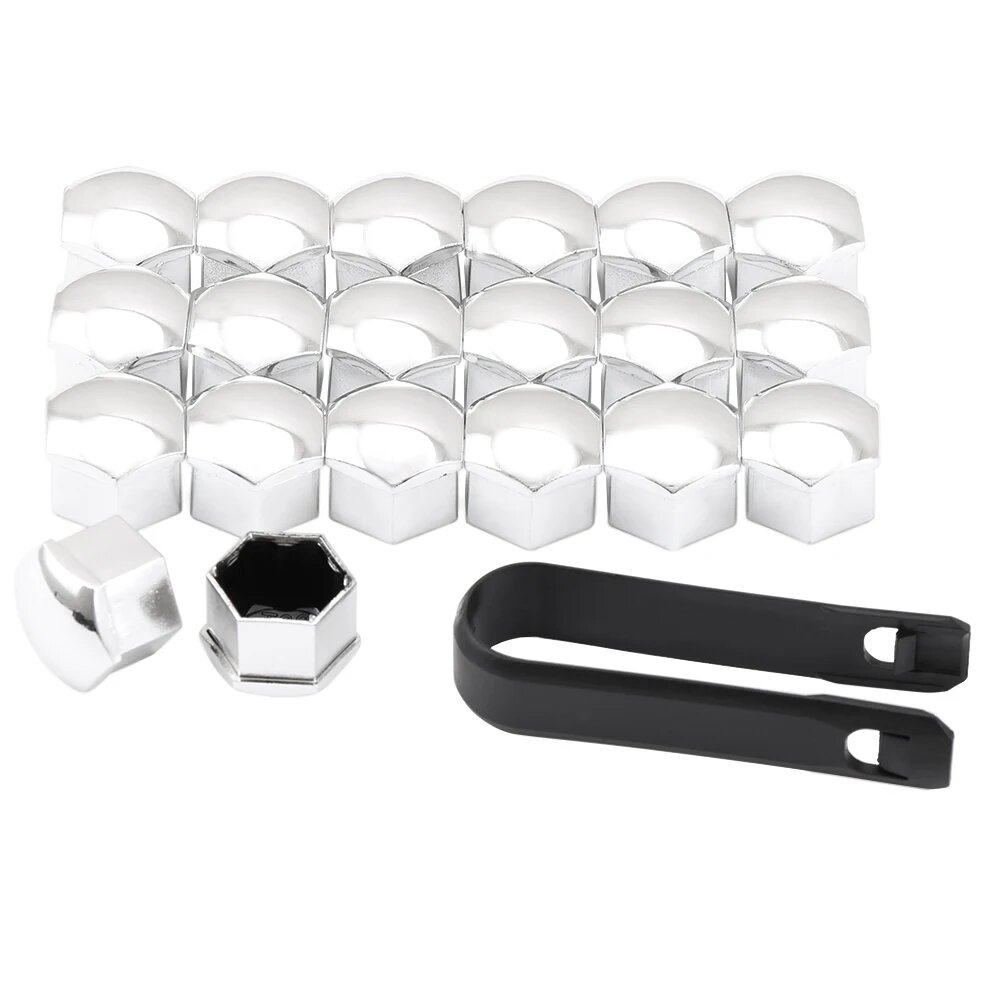 Автомобильная крышка ступицы колеса гайка болт и гайка крышки авто шины Кепки 17 мм для Mercedes-Benz A, B, C, E GLA CLA GLK GL ML GLE класса BMW X1 X3 X4 X5 серебристый