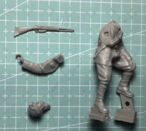 Масштаб 1/35, литая под давлением игрушка GK, военная итальянская мото-солдат, наборы моделей из смолы, разобранная и неокрашенная игрушка-диорама