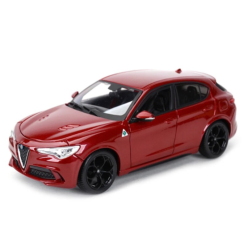 Bburago Alfa Romeo Stelvio 1:24 металлический автомобиль красный/синий