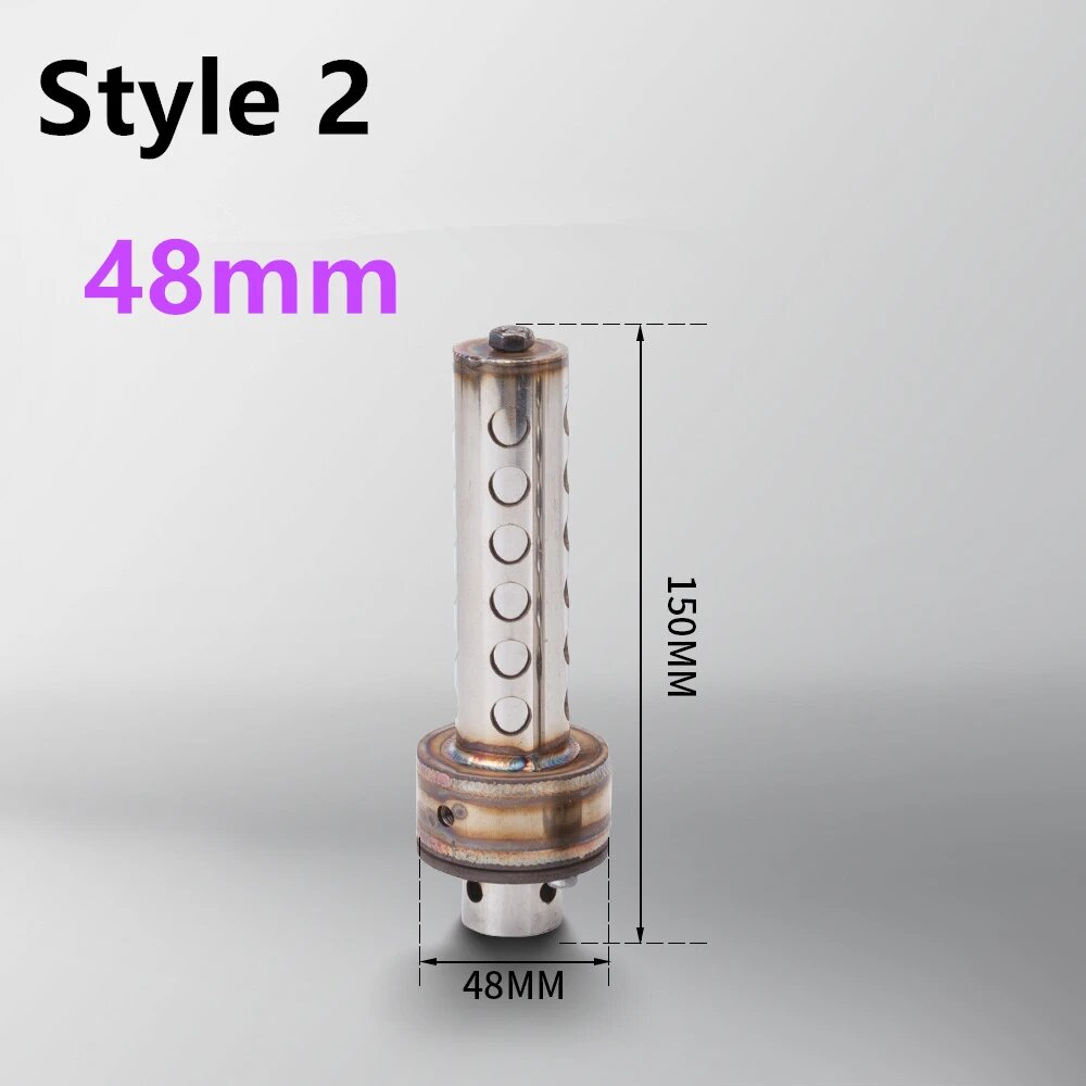 Универсальная розетка 51 мм 48 мм вращающаяся регулируемая выхлопная труба мотоцикла DB style2