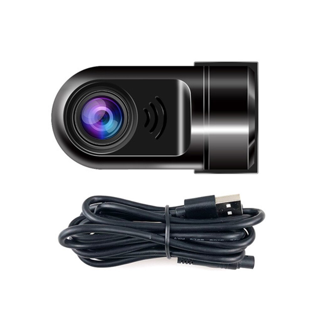 Мини-видеорегистратор, автомобильный видеорегистратор высокого разрешения с предупреждением о лобовом столкновении, Wi-Fi, видеокамера G-сенсором