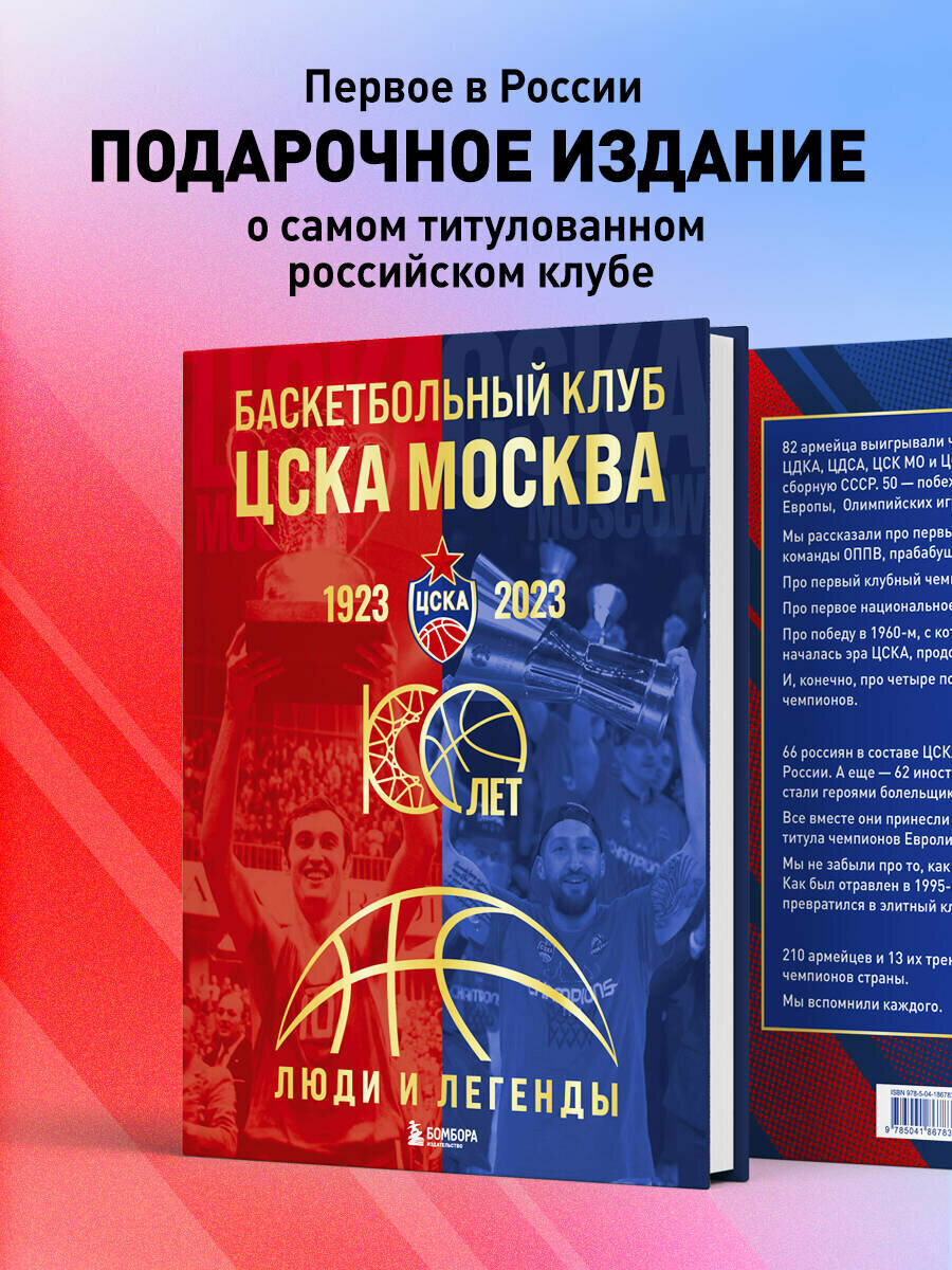 Баскетбольный клуб ЦСКА Москва. 100 лет. Люди и легенды