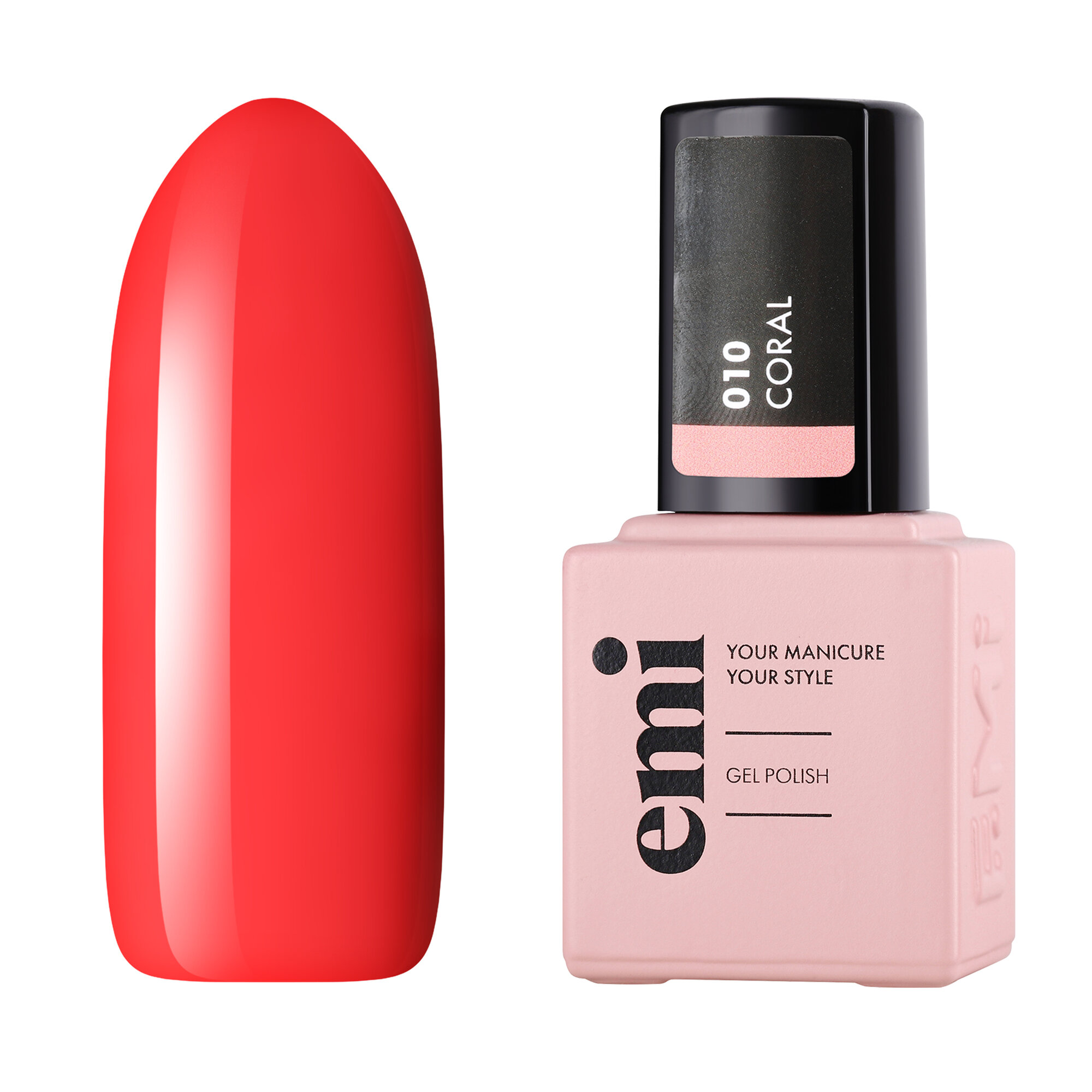 Гель-лак EMI EMILac №010, Коралл, 9 мл