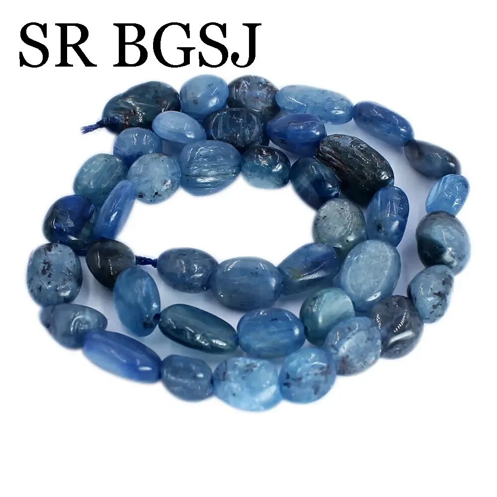 Натуральные бусины кианит 6-8 мм, 8-10 мм SR BGSJ 8-10mm potato 15inch