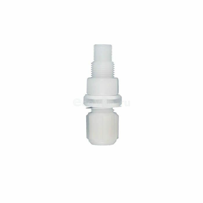 Клапан впрыска PVDF-T для насосов Seko серии 200/603/800 (уплотнения EPDM) под трубку 4x6 мм, резьба 1/2"-3/8"