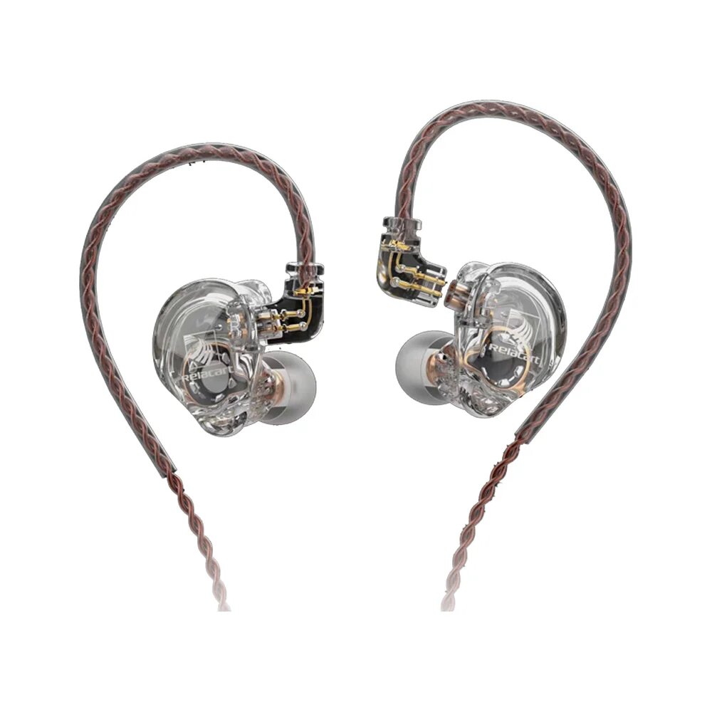 Наушники Relacart EA-225, гибридные, арматурные и динамические, отсоединяемый кабель