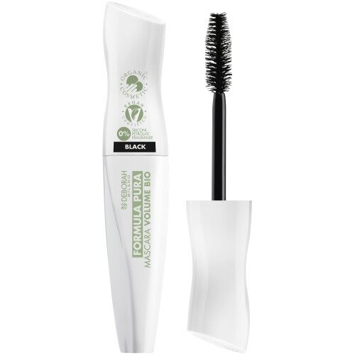 Тушь Deborah для ресниц Formula Pura Mascara Volume Bio, тон: черный, 12 мл