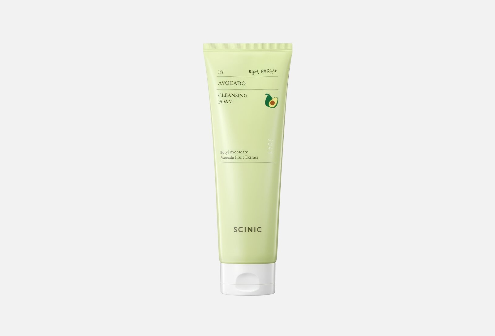 Пенка для очищения лица SCINIC Avocado cleansing foam, 250 мл.