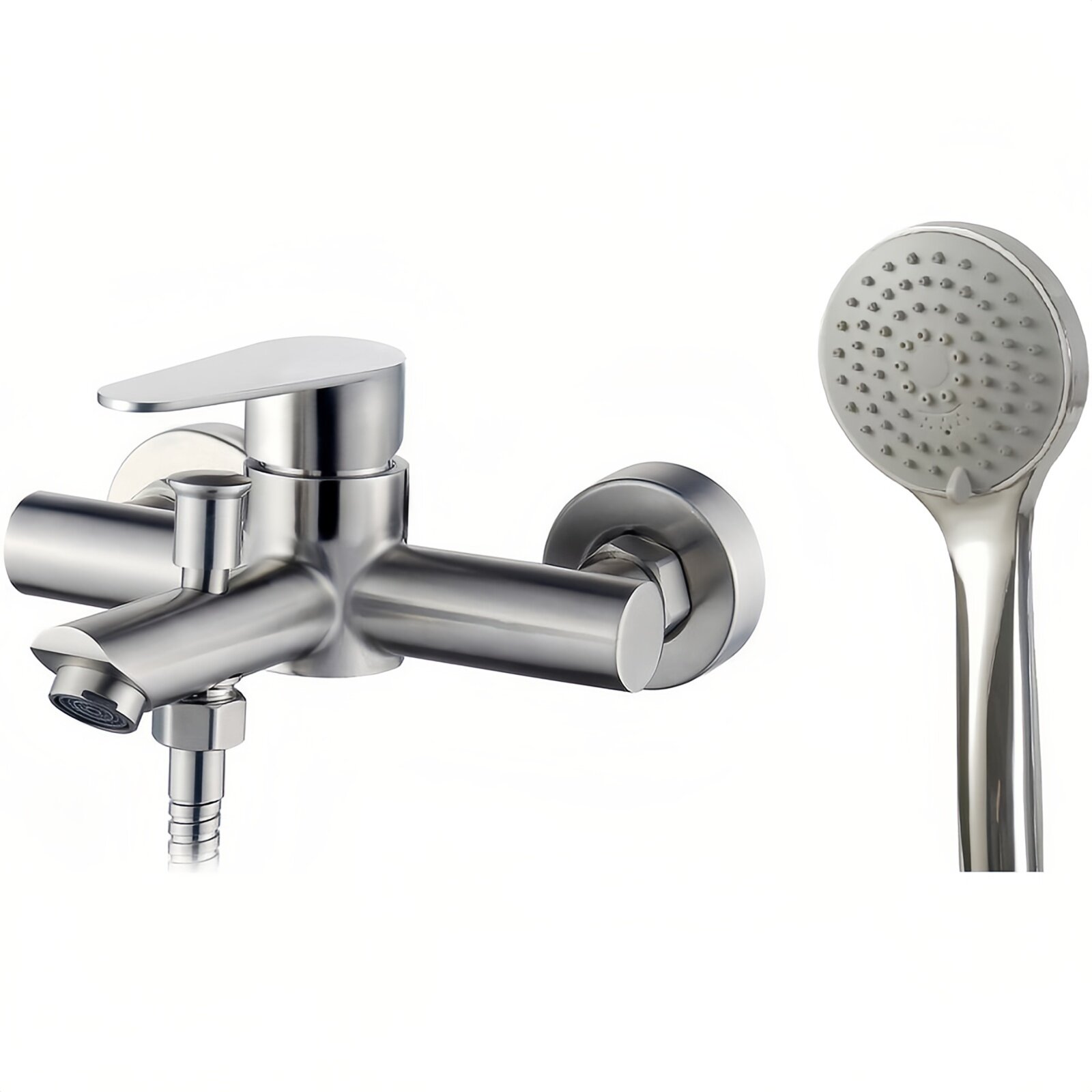 Смеситель ESKO для ванны и душа с коротким изливом и аксессуарами, 10 лет гарантия/кран для душа