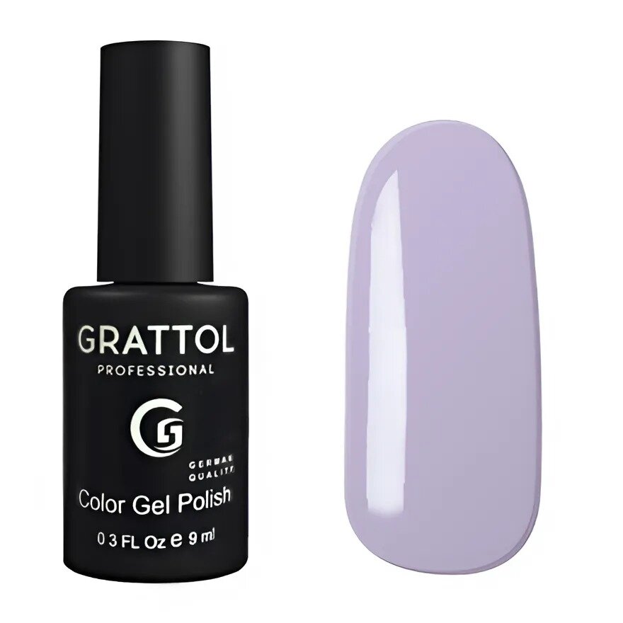 Grattol Color Gel Polish Gray Pink - Гель-лак для ногтей GTC146, 9мл