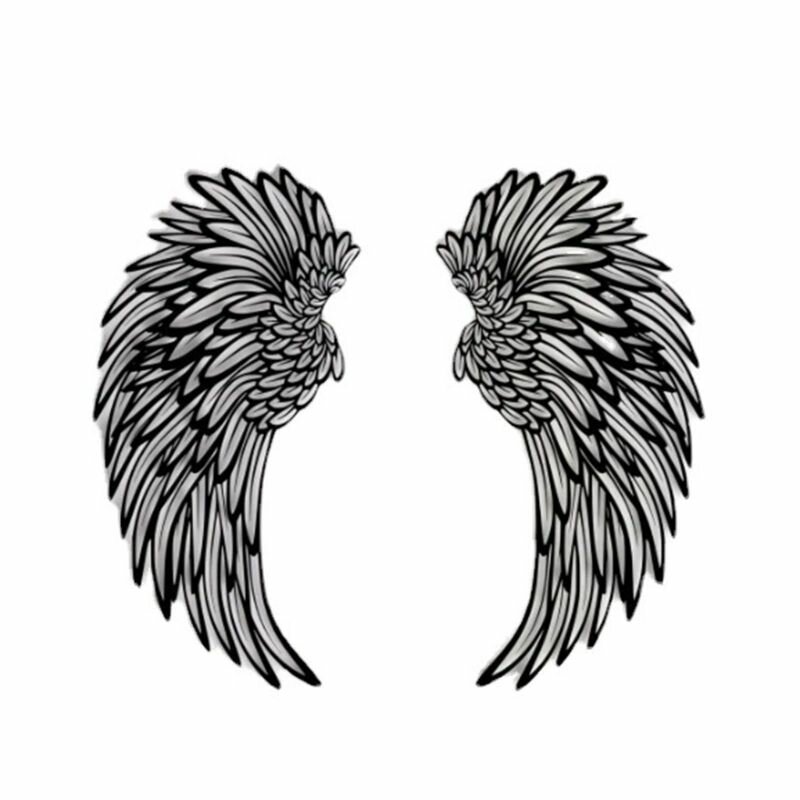 1 пара крыльев ангела, декоративная наклейка на стену, световое украшение для фотографии дома, спальни, общежития