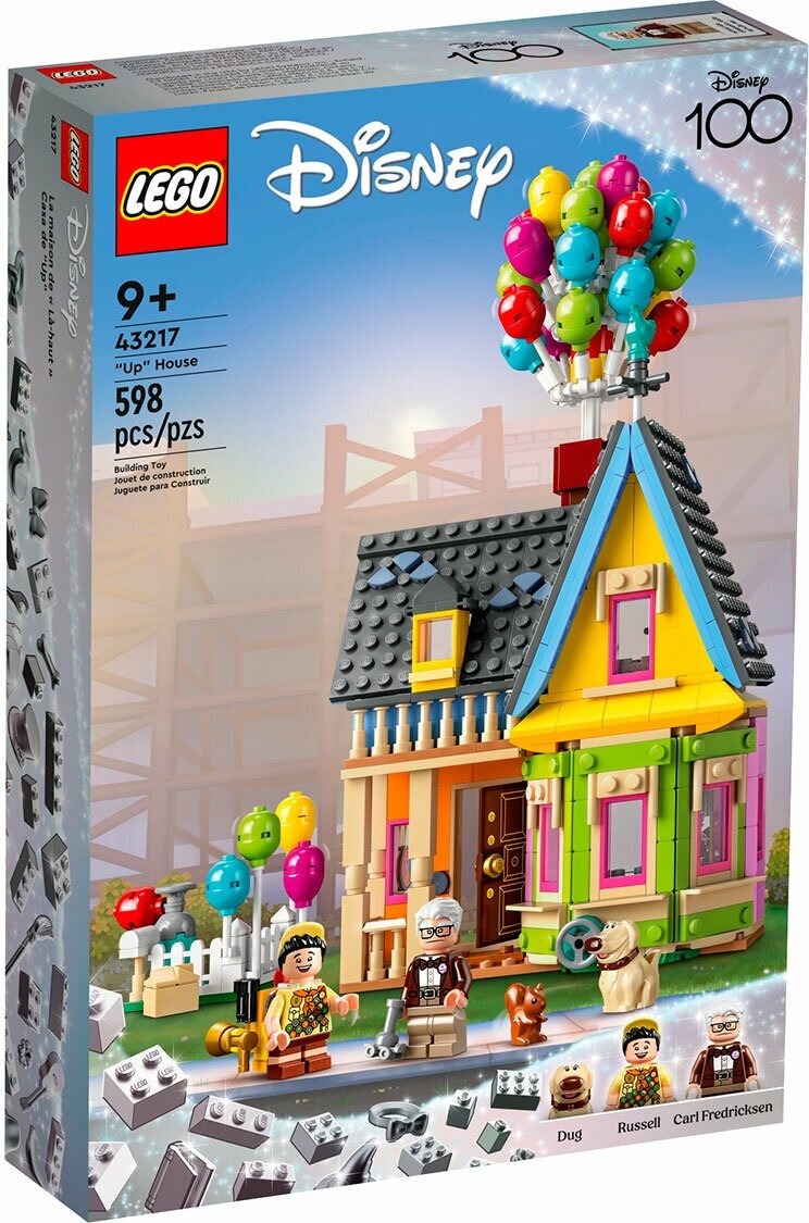 Конструктор детский LEGO 43217 'Up' House, 598 деталей, возраст 9+
