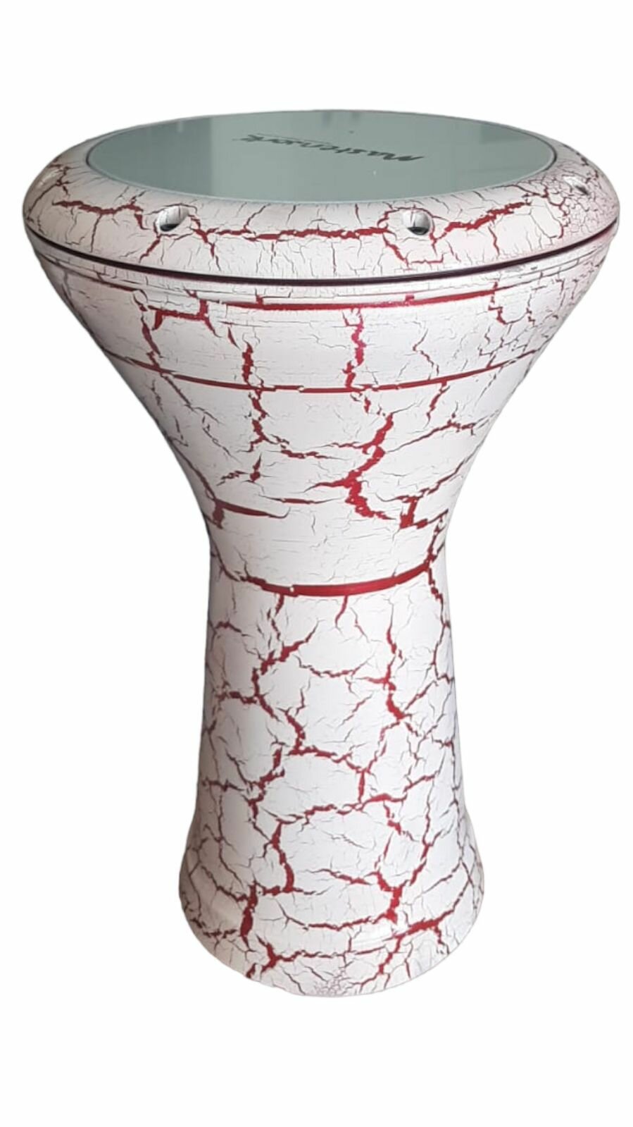 Дарбука - перкуссия (розово-красный узор с трещинами) -hj