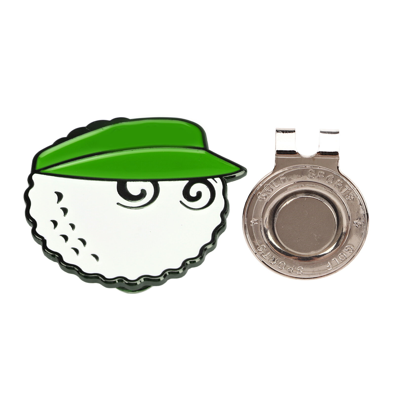 Golf Ball Hat Clip Marker Detachable Cap for Men Women Golfer Accessories Supplies Green